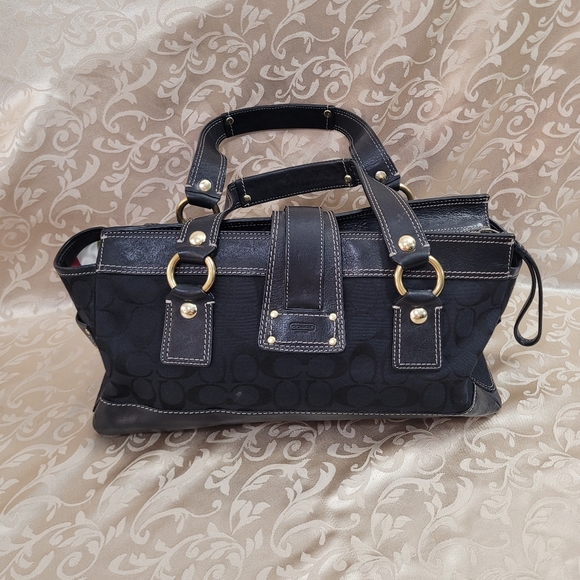 Coach | Bags | Authentic Coach Legacy Limited Edition Black C Shoulder ...